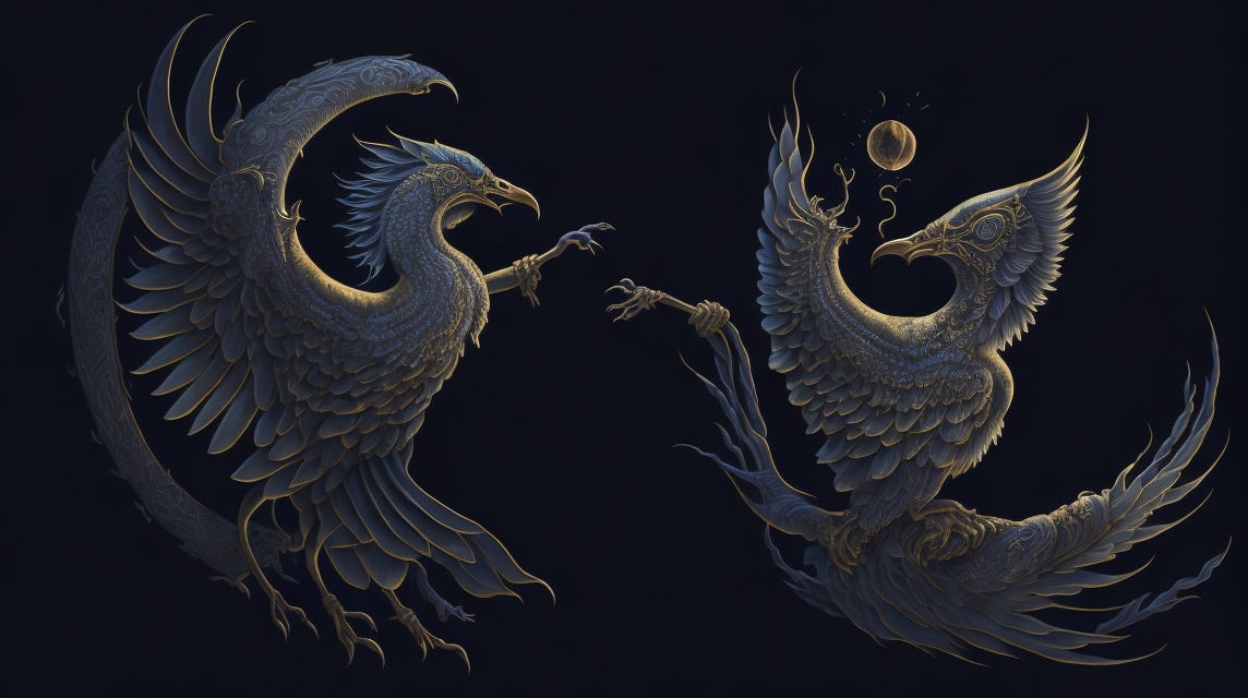 The Cosmic Dance of Horus and Set: A Tale of Divine Rivalry and ...