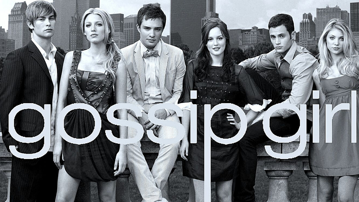 Gossip Girl Photoshoot Black And White