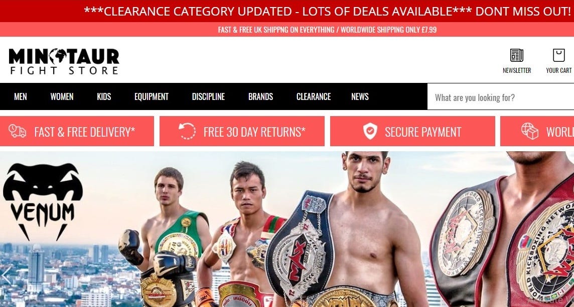 Minotaur Fight Store. UK based since 2014. At Minotaur Fight… | by ...