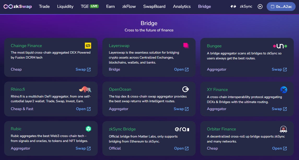 A Complete Guide To Zkswap Finance Bridging Swapping And Earning