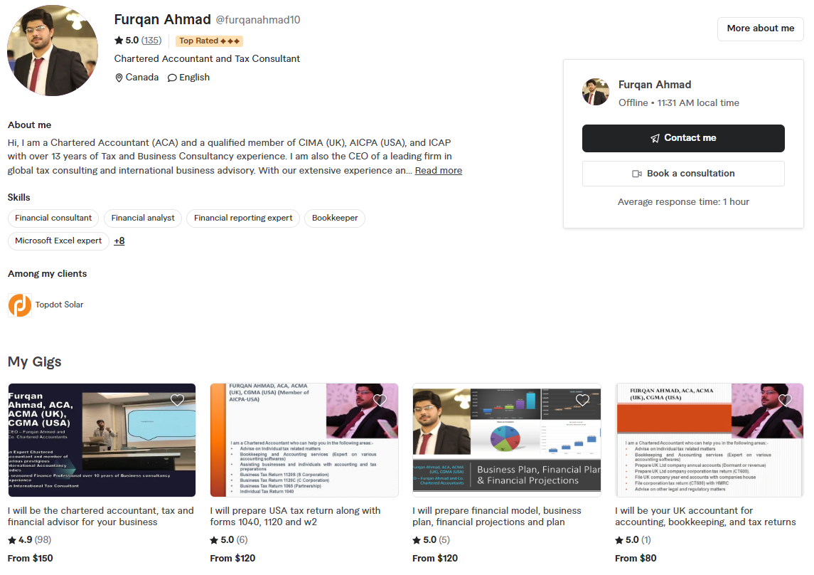 Why You Should Choose Furqan Ahmad for Your Accounting and Tax Consultancy Needs | by Ref Affi ...