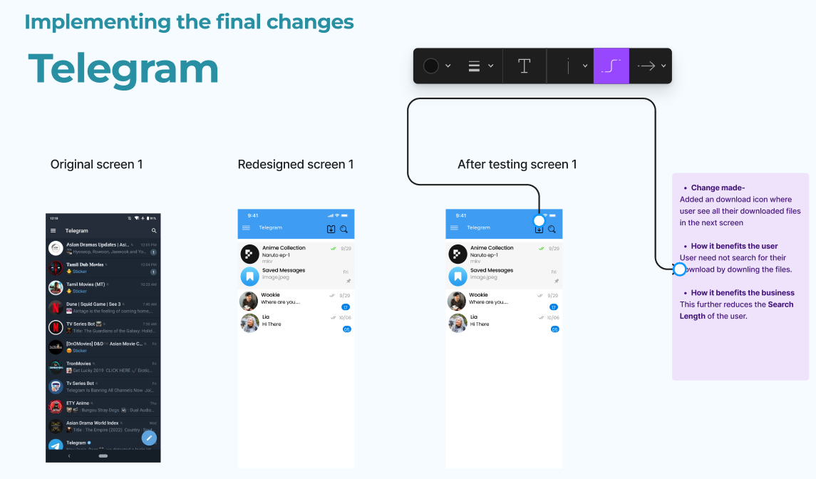 Helping users to find all their downloads in a single click on Telegram ...