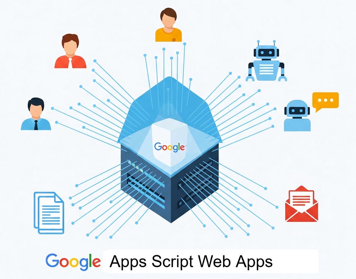 Major Update: Taking Advantage of Web Apps with Google Apps Script | by ...