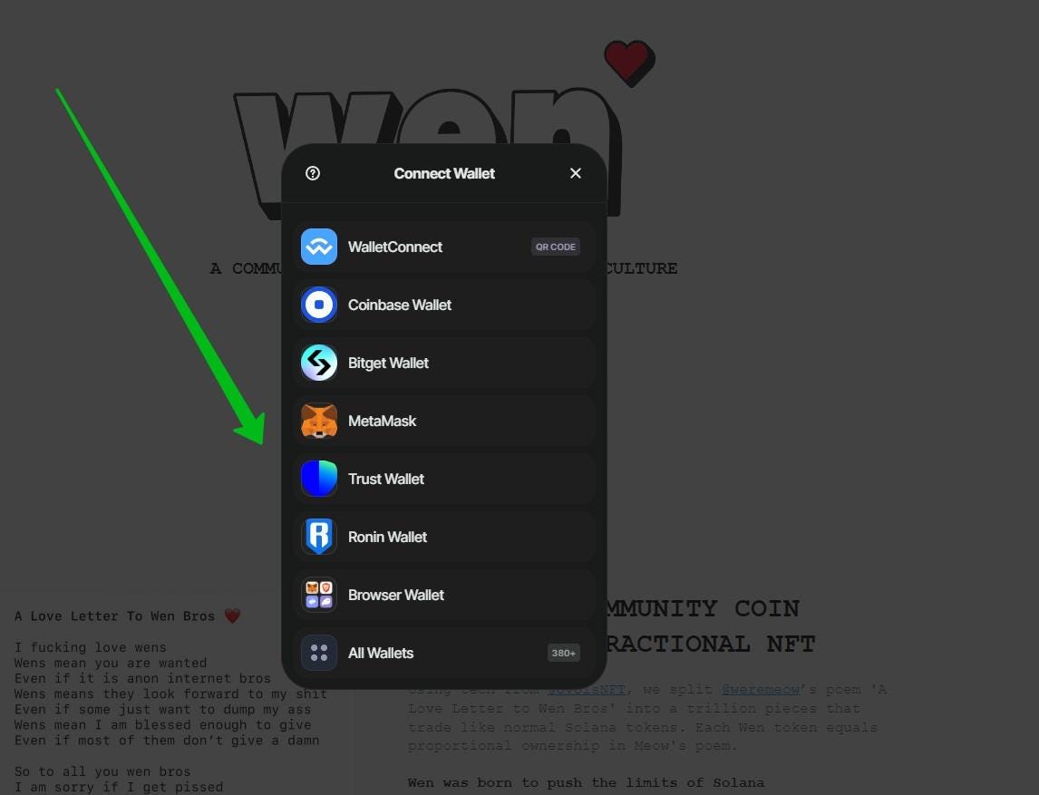 $WEN COIN Airdrop Tutorial — Claim 400$ Now! | by RichardCoinEnthusiast ... $WEN COIN Airdrop Tutorial — Claim 400$ Now! | by RichardCoinEnthusiast ...
