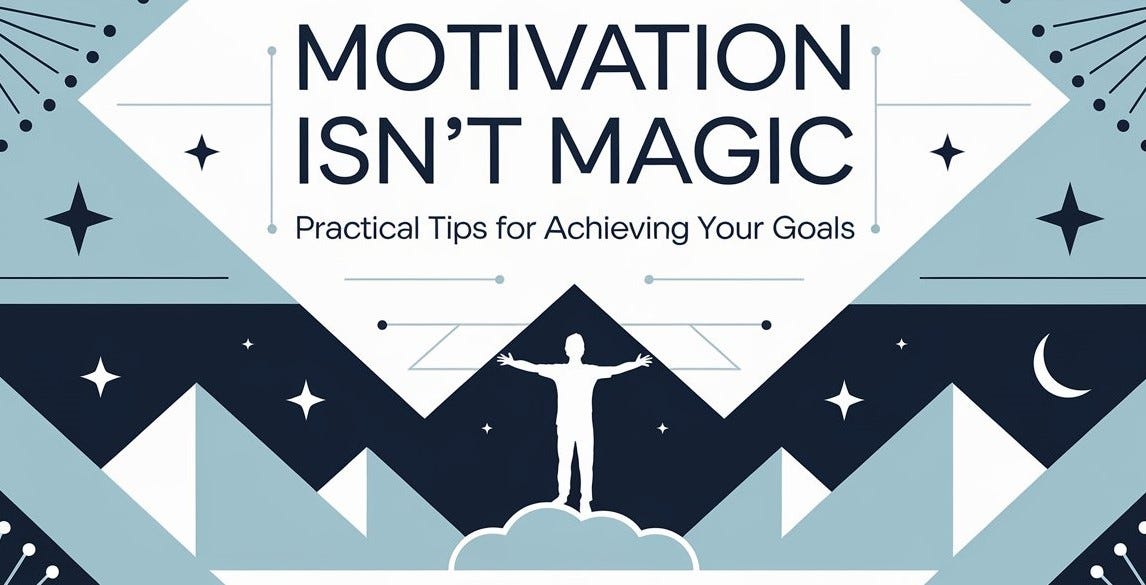 Motivation Isn’t Magic: Practical Tips for Achieving Your Goals | by ...