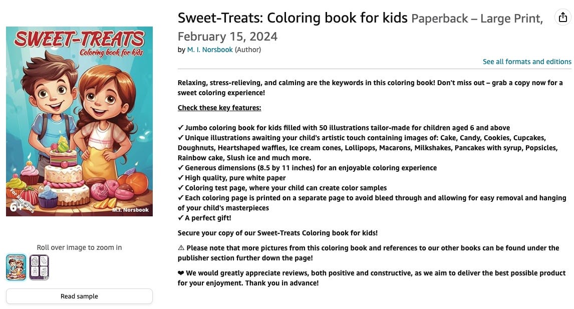 New coloring book in February 2024 - Norsbook’s KDP Journey - Medium