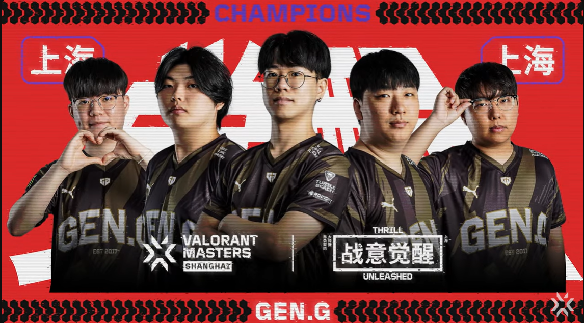 The First VCT Master Champion From Pacific: Gen.G The Korean Tiger | by ...