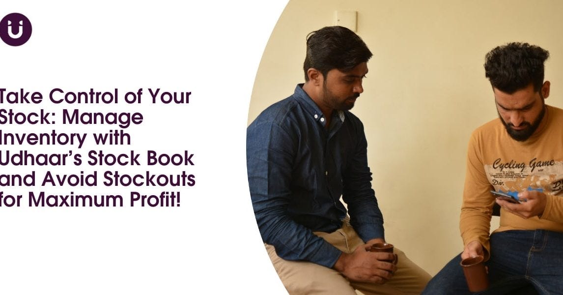 Take Control of Your Stock: Manage Inventory with Udhaar’s Stock Book ...