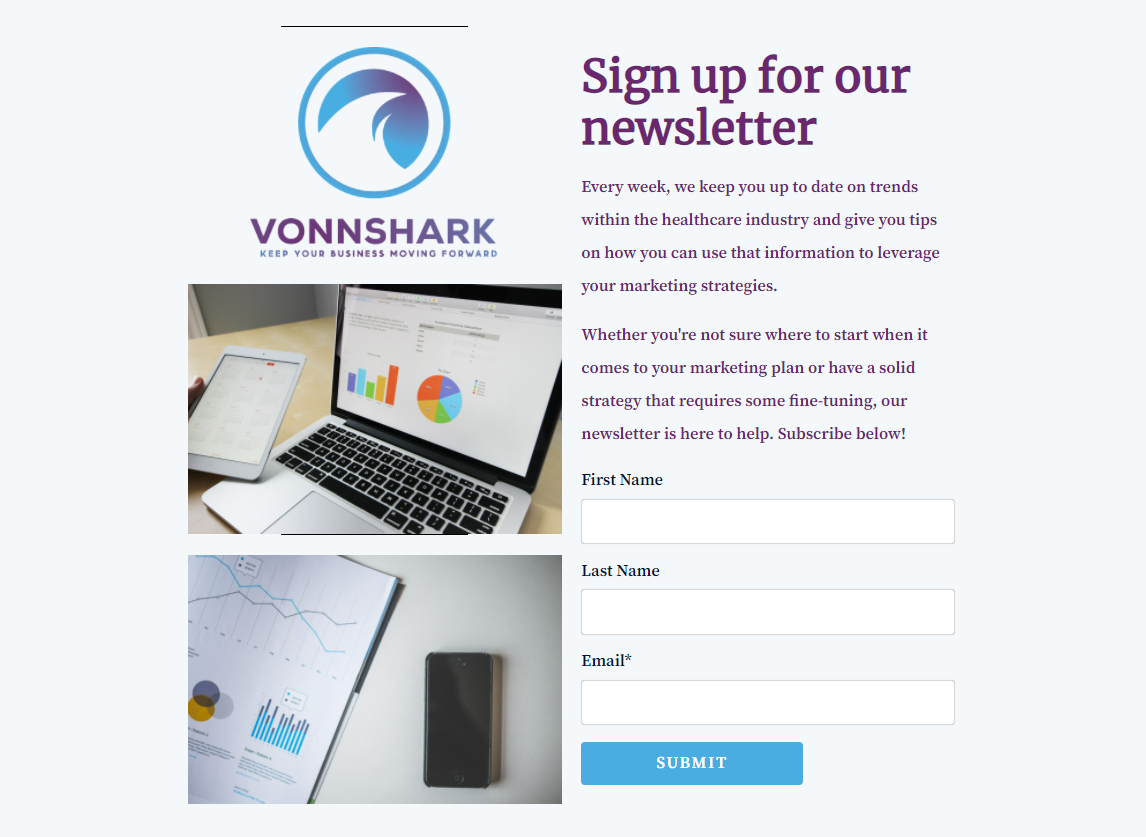 Creating a Landing Page For My Newsletter | by Rachel Garcia Acevedo ...