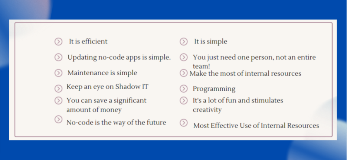Top 13 Benefits of No-Code App Development | by Gridzy | Medium