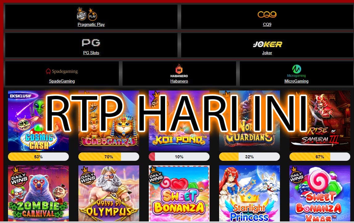 RTP Hari ini. Dalam era digital yang serba canggih… | by AKUN PRO SLOT 2023 | Medium