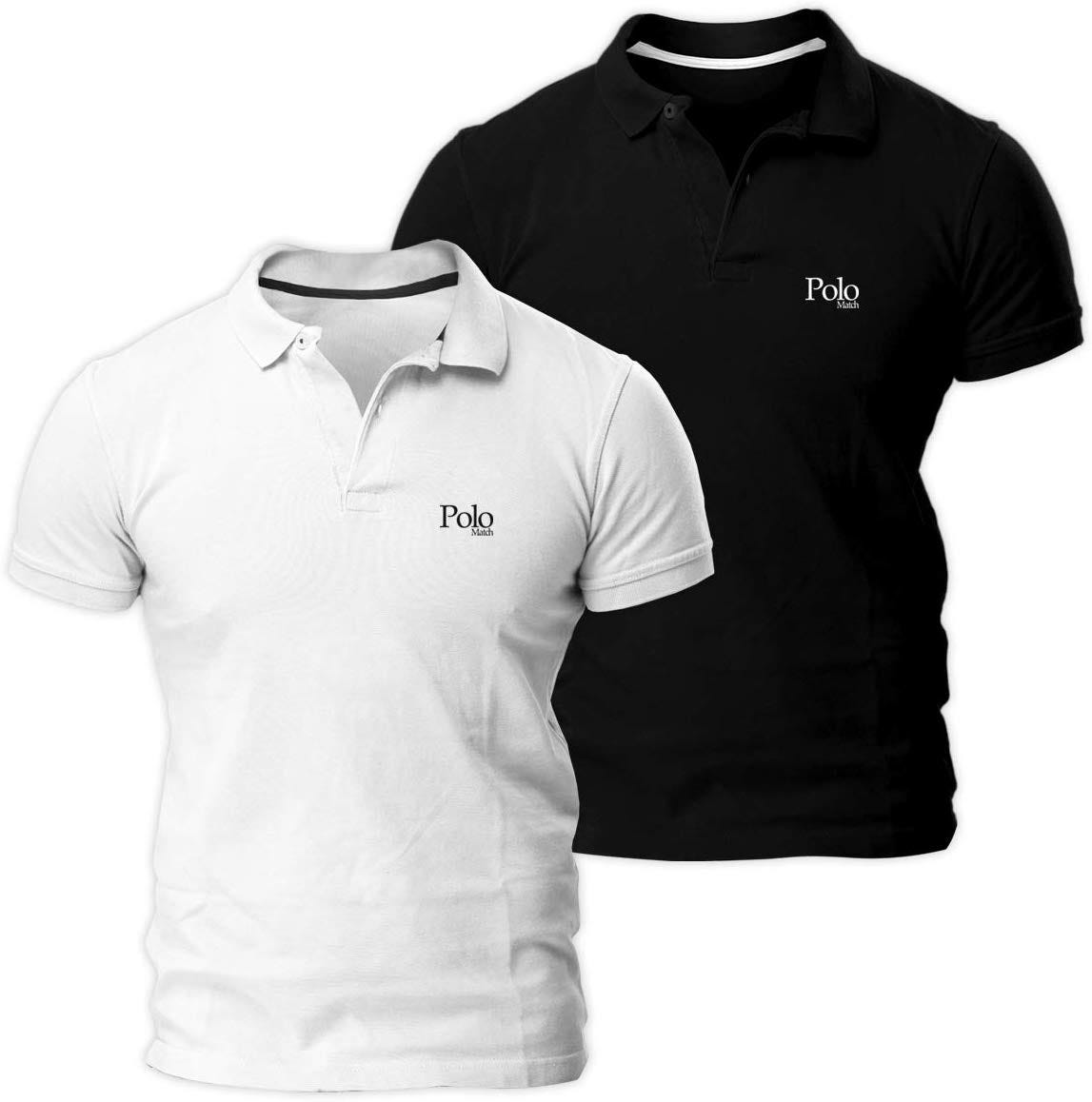 Kit com Duas Camisas Polo Piquet Regular Fit - POLO Match | by Samuel ...