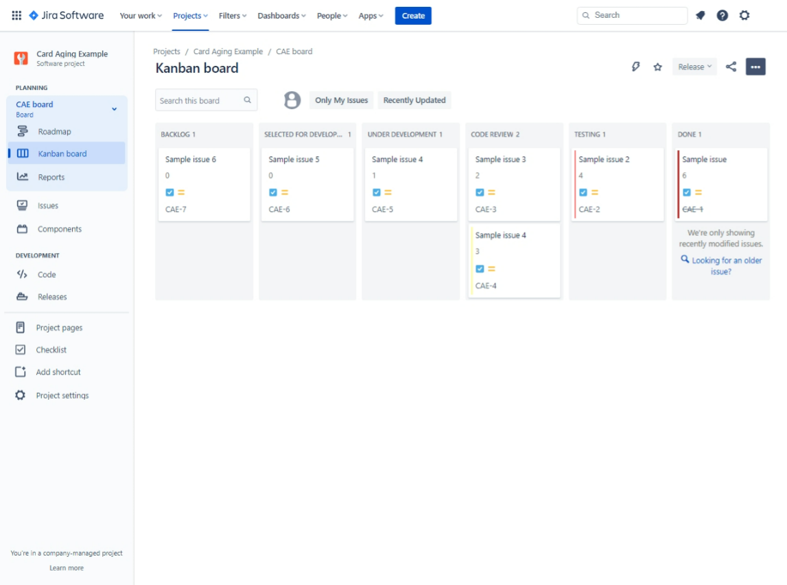 Manually configuring a Card Aging system for Jira Software | by Willian ...