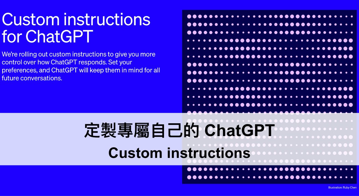 定製專屬自己的 ChatGPT — Custom instructions - Dean Lin - Medium