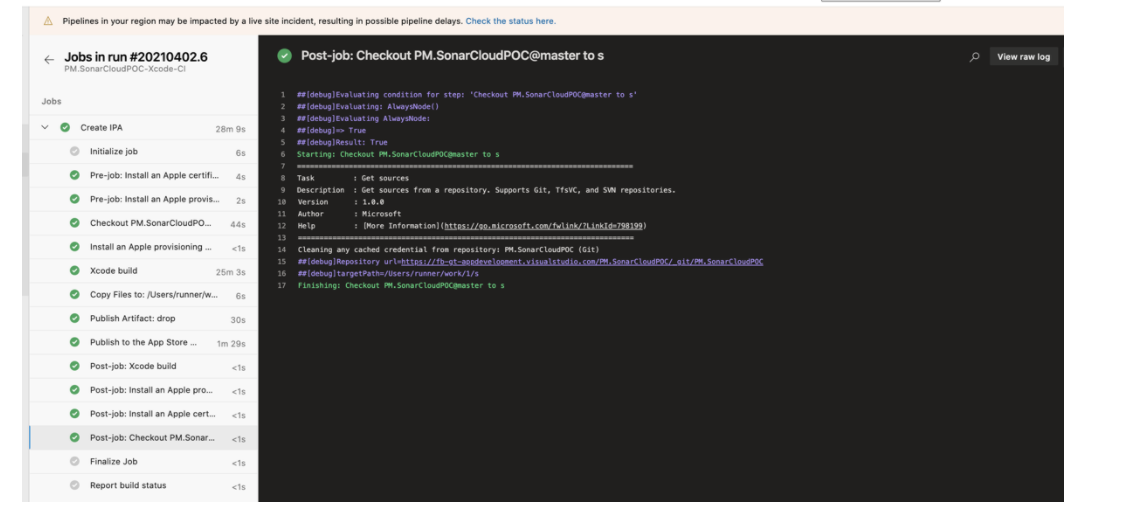 End to End CI/CD pipeline Setup with Azure DevOps for Mobile App: IOS ...