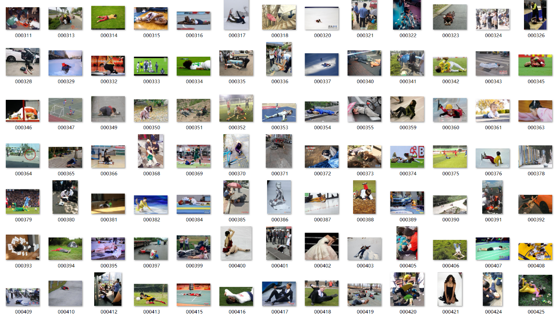 Dataset Person fall recognition dataset object detection - PointCloud ...