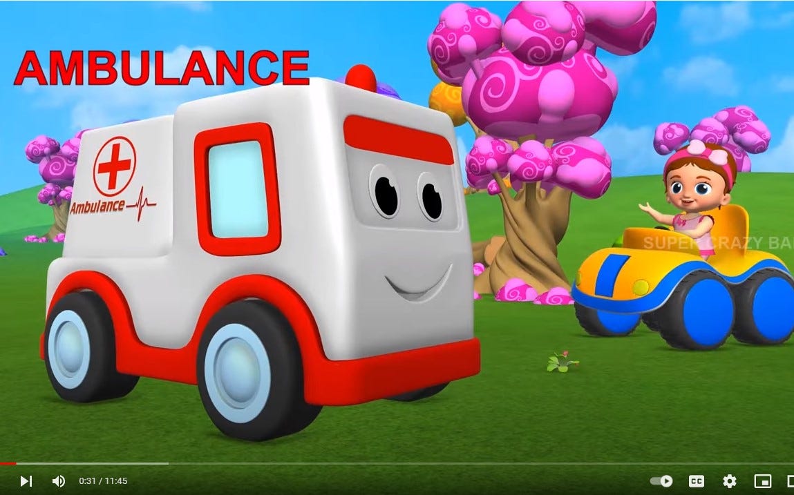 Learn Street Vehicle Names with Little Baby Fun Ride in Car | Kids ...