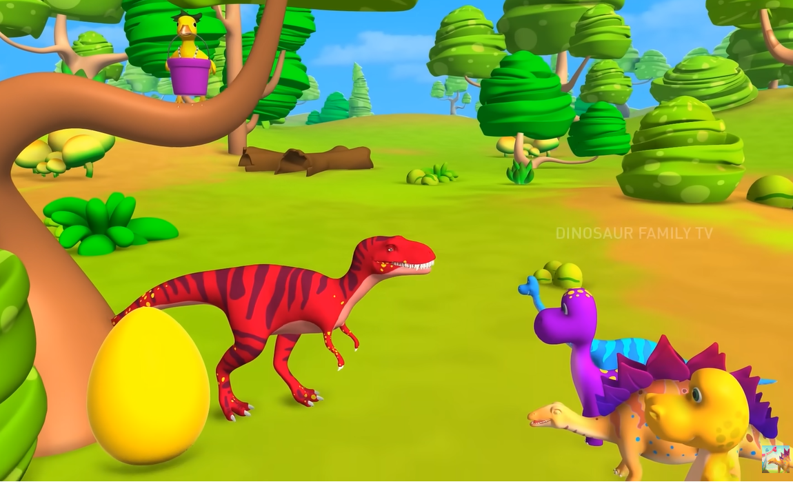 Dinosaur Golden Egg Prank — Angry T Rex and Spinosaurus Comedy Videos ...