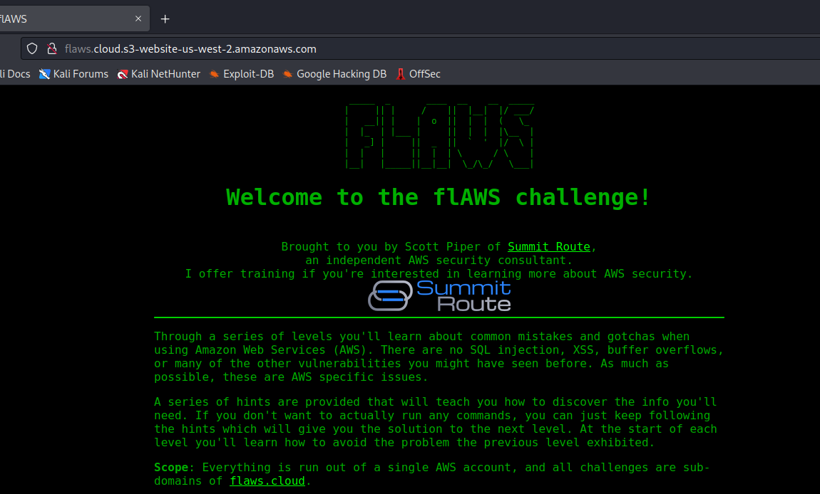 Flaws.cloud walkthrough. This is will be a brief walkthrough of… | by ...