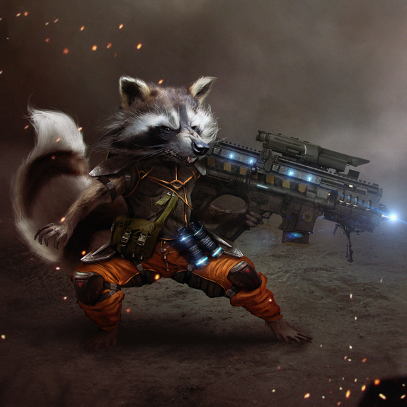 Rocket Raccoon Fan Art
