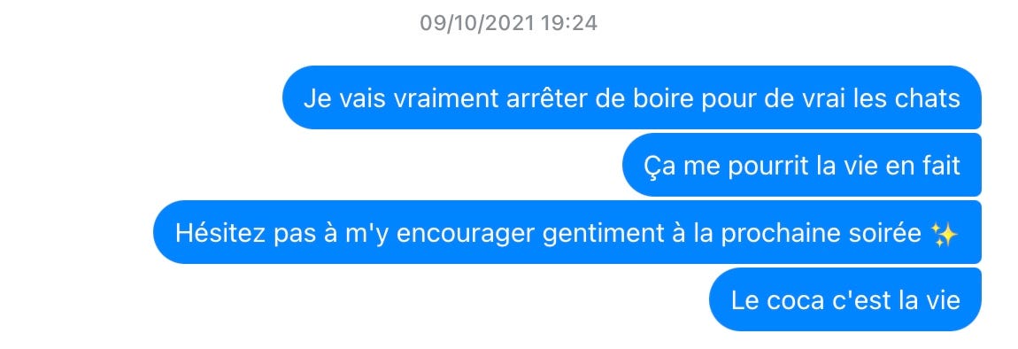 “Ah, tu bois pas? Pourquoi?”. Toutes les questions qu’on m’a posées ...