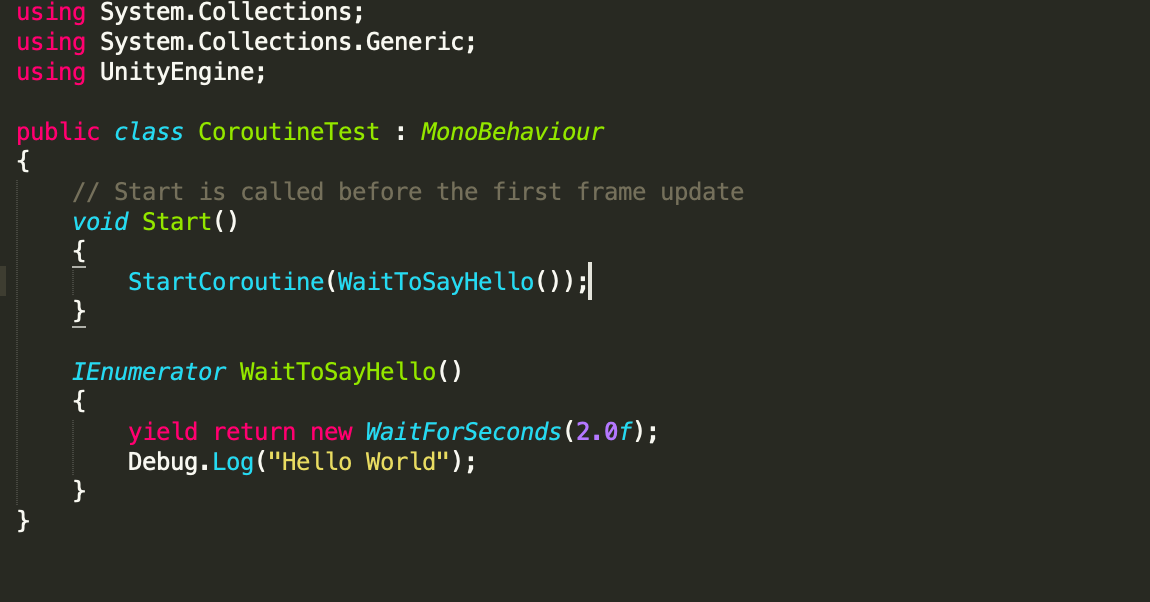 Unity Coding — Coroutines | by Christopher Graf | Medium