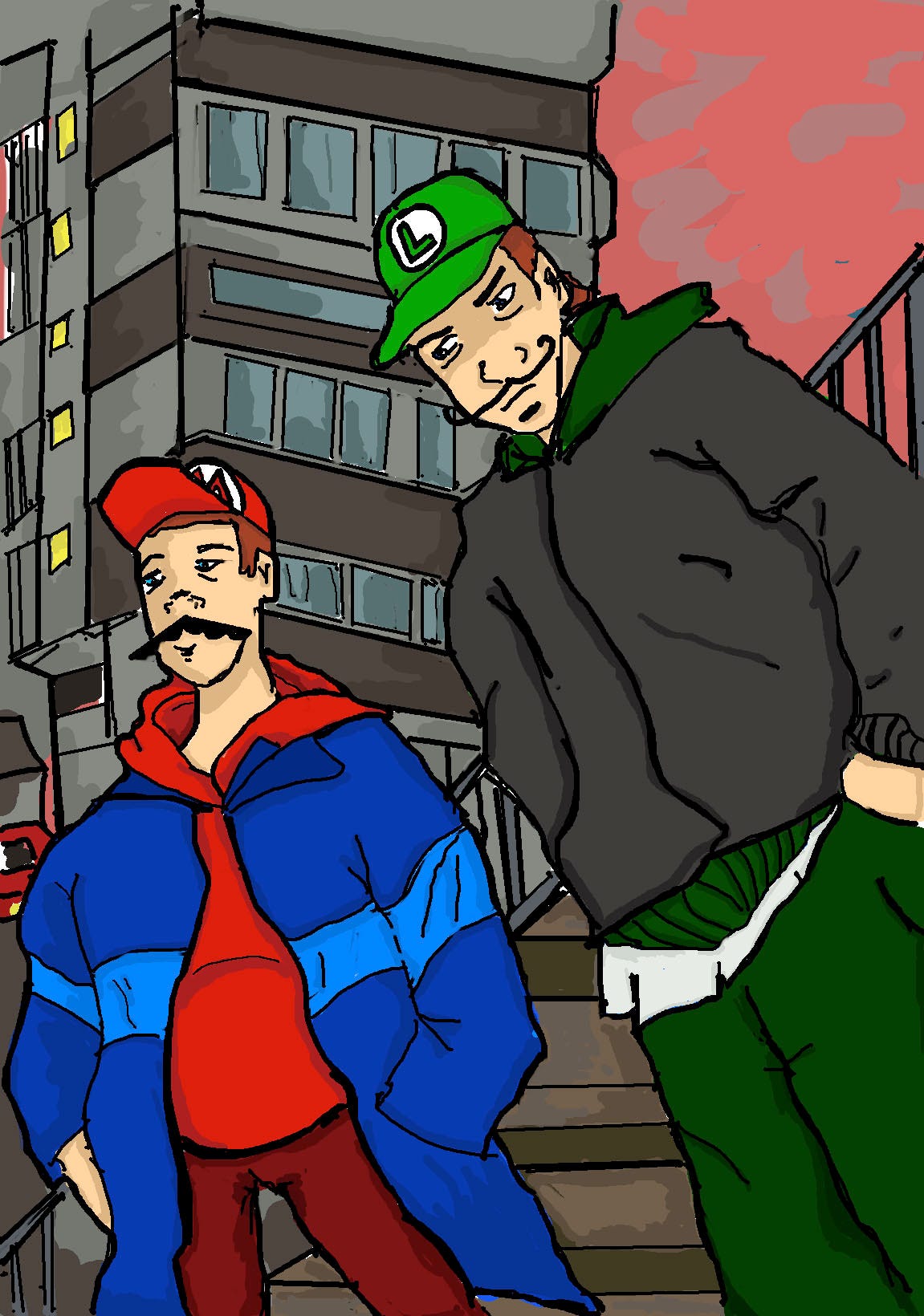 IF SUPER MARIO WAS A ROADMAN... Mario, felt around the inside of his ...