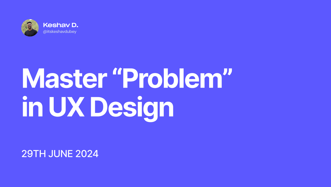 Elevate Your UX Design Career: Mastering Problem Definition for ...
