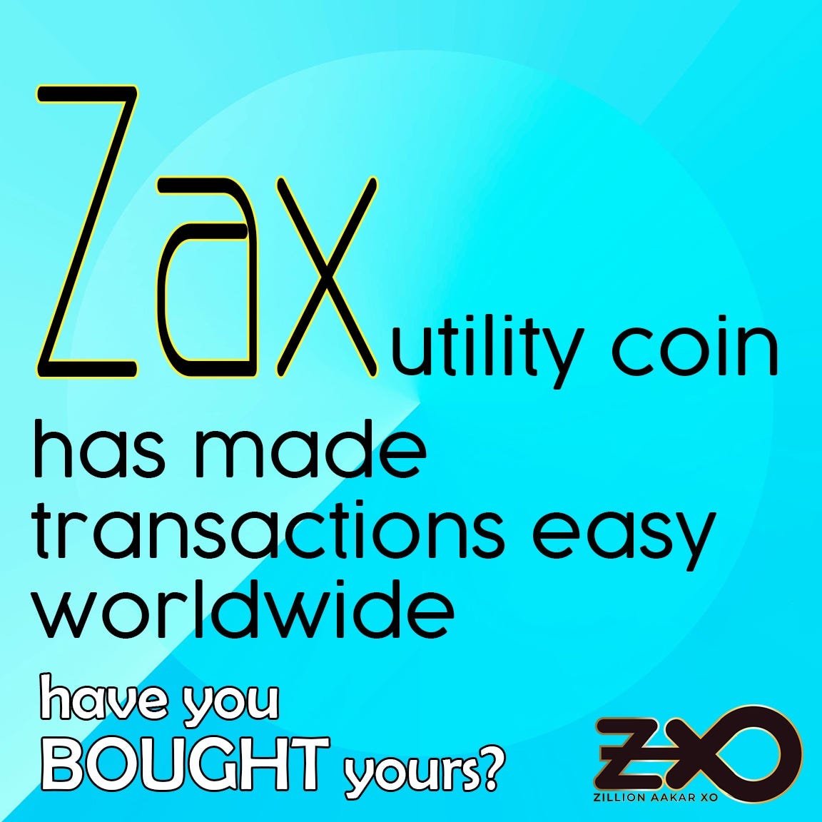 We are making your transactions easy and profitable!! Visit our website to purchase your ZAX ...