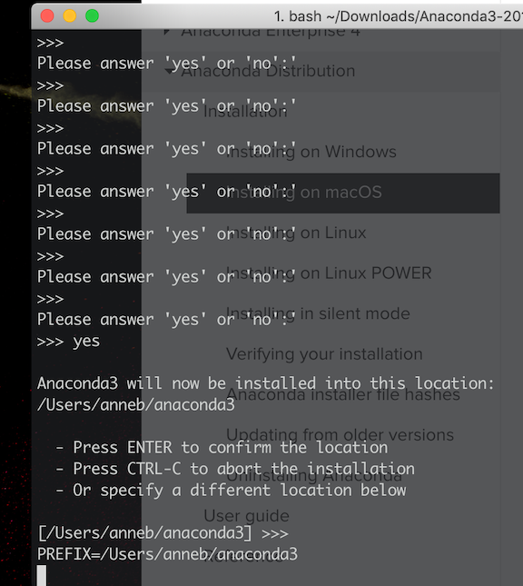 das Einkaufszentrum Welt dunkel anaconda installation failed mac Sie ...