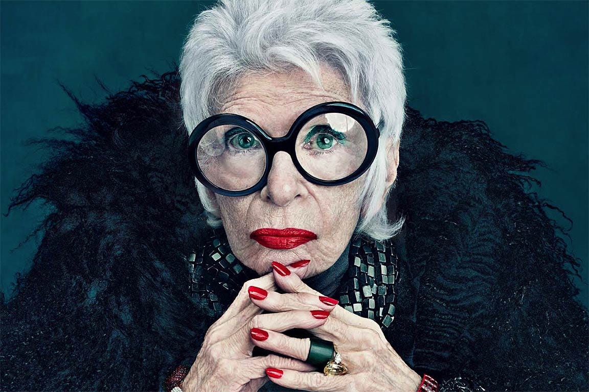 Iris: um ícone fashion e a possibilidade de ser excêntrica a vida toda ...
