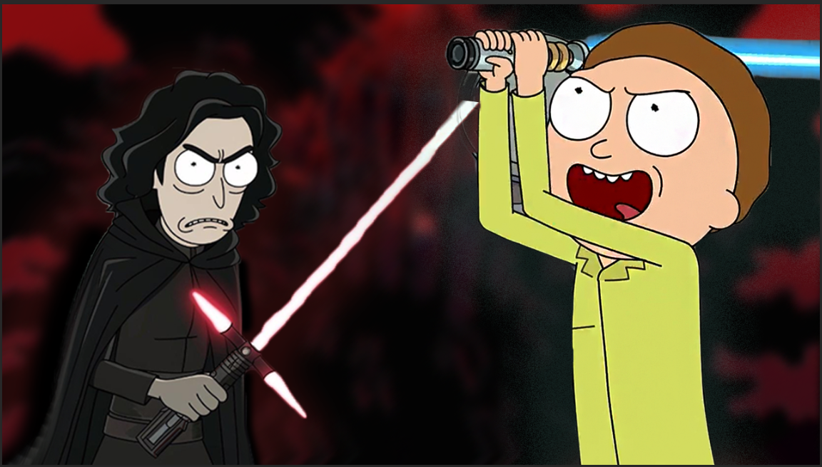 What Happens When You Drop a Lightsaber Perfectly Vertical ft. Rick ...