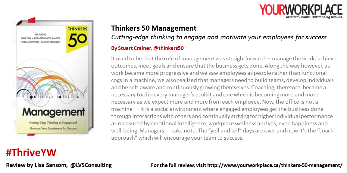 Thinkers 50 Management. Cutting-edge thinking to engage and… | by Your ...