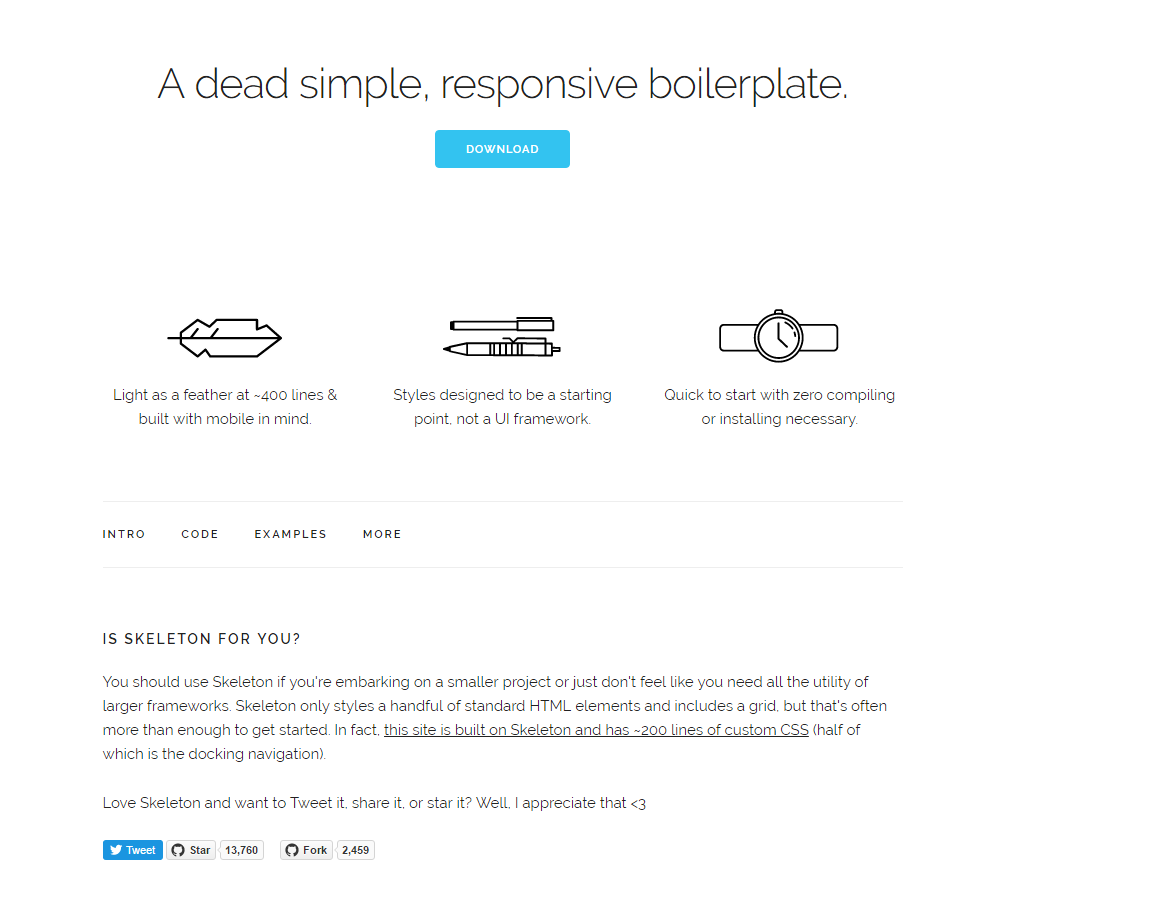 Skeleton: Front end CSS boilerplate | by Adam Elsbury | Medium