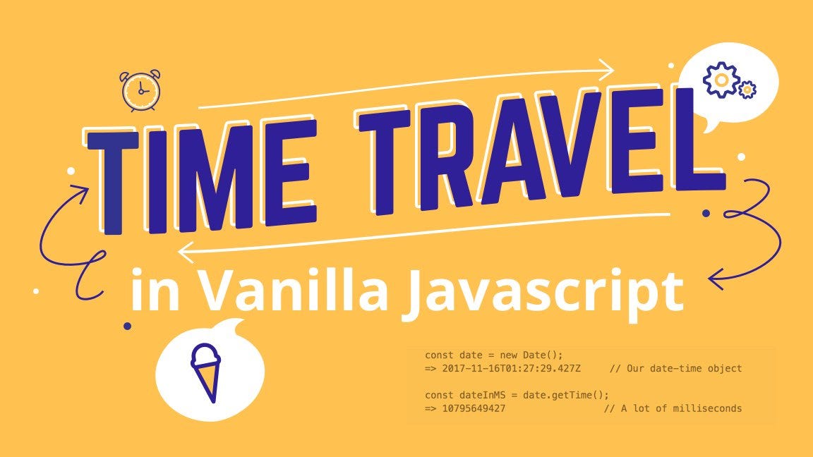 Time Travel in Vanilla Javascript | by Gabi Cepeda-Procell | headwayio ...