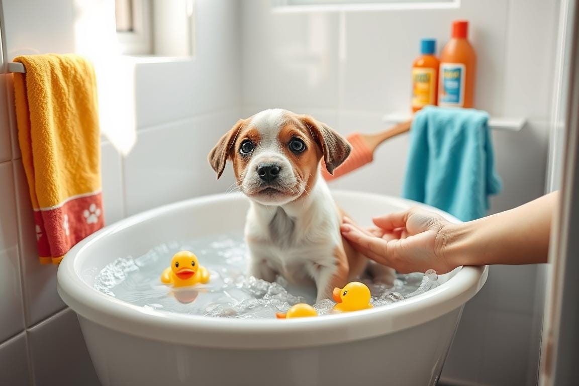 The Complete Puppy Bathing Guide: How to Wash Your Puppy Without the Mess | by Ardell Gordon ...