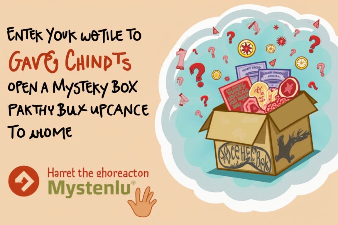 Enter Your Details to Have a Chance to Open a Mystery Box Now ...