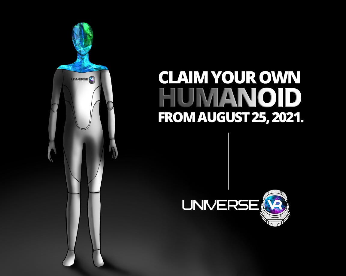 Claim Your Own Humanoid With UniverseVR | by UniverseVR | Medium