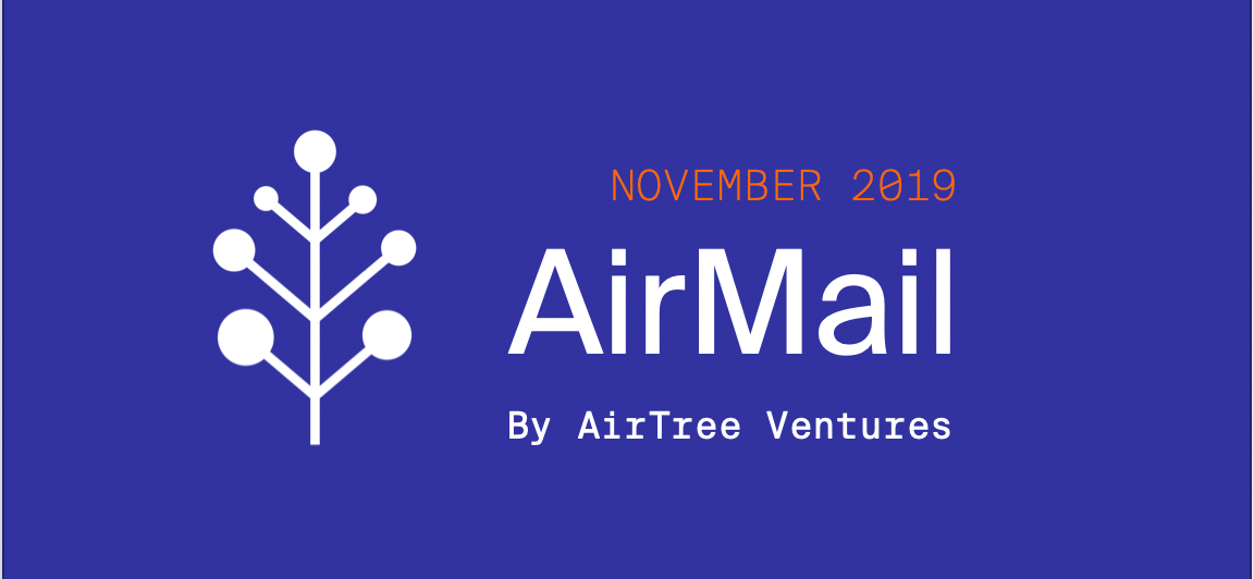 AirMail — November 2019 Edition. AirTree’s monthly update on the Aussie ...