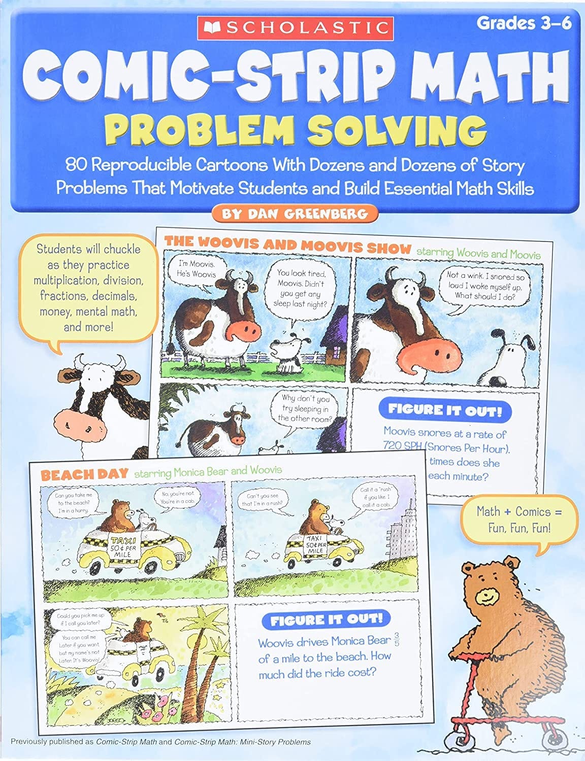 [EBOOK][BEST]} Comic-Strip Math: Problem Solving: 80 Reproducible ...