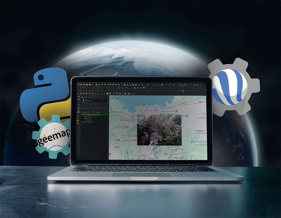 Use Python for Earth Engine Analysis, Save Directly to Your Local Drive | by Yakub Hariana | Medium