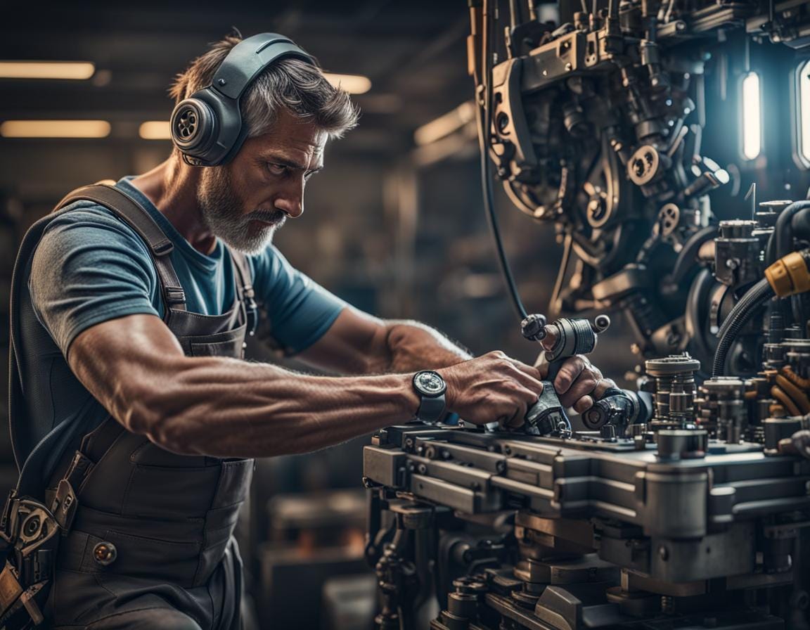 Mechanistic Humans. Human and the apparatus of labor | by logcratic ...