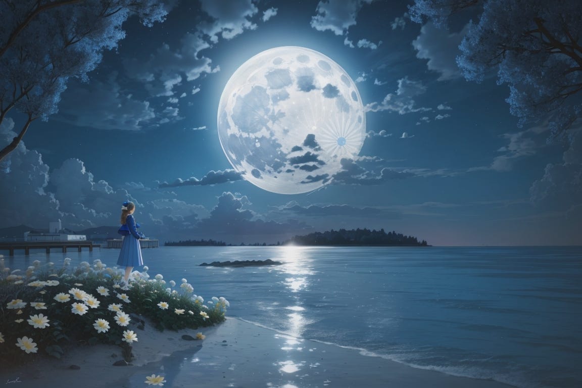 Blu gaze, a fantasy poem| by Miri_writings | Medium