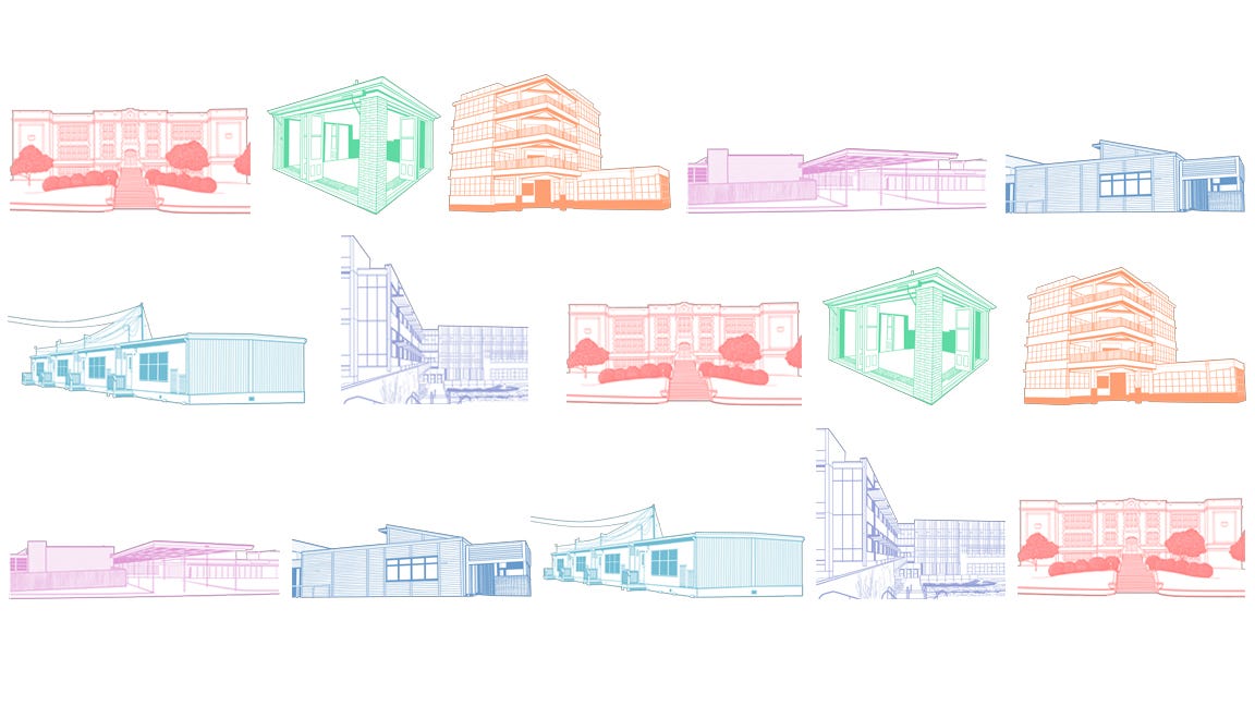 School design through the decades | by Mosaic | Mosaic science | Medium