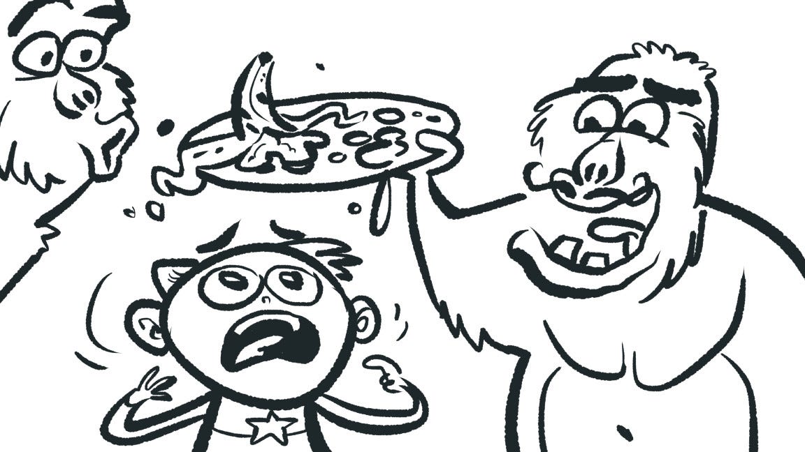 Hungry Clipart Black And White