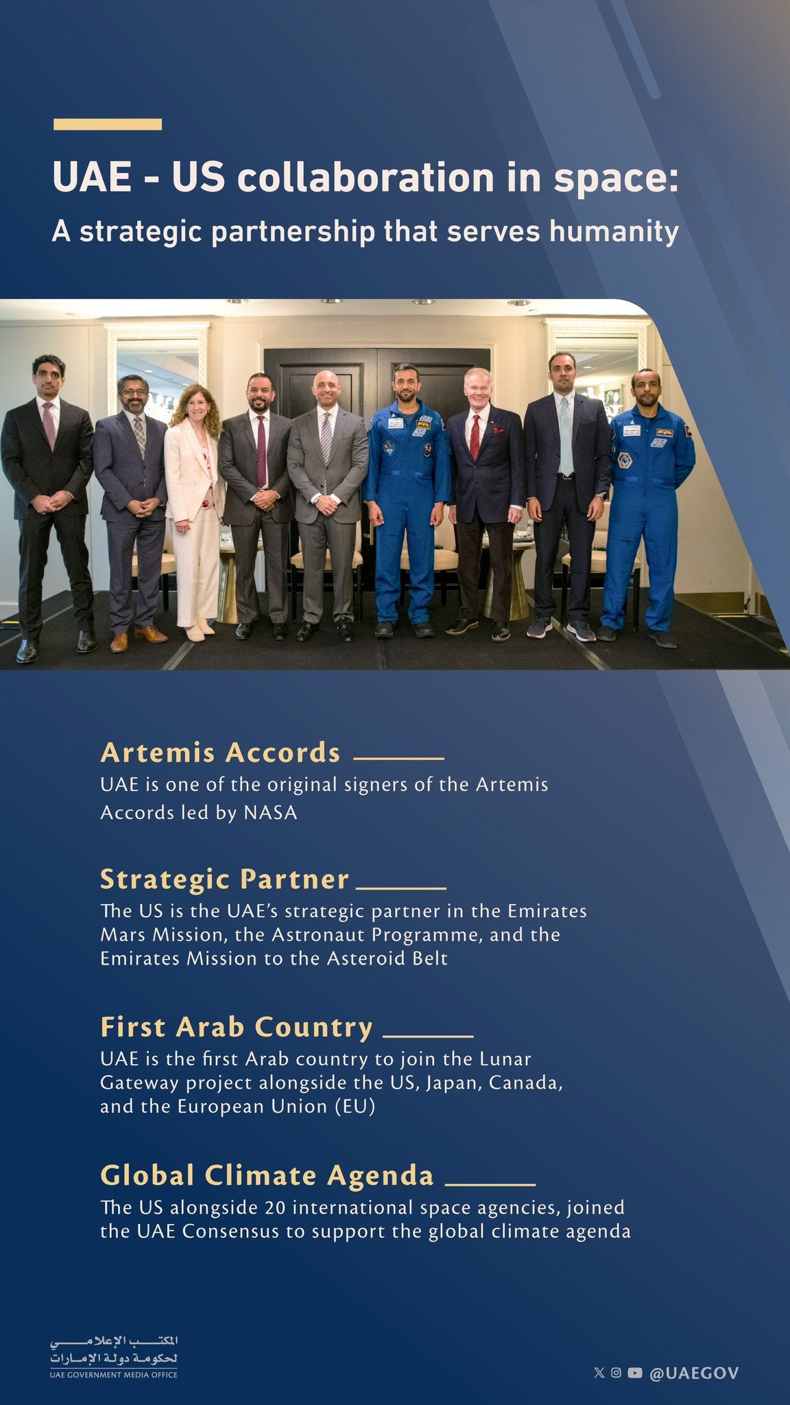 Strengthening Bonds in Space: The Robust US-UAE Partnership | by Abdel ...