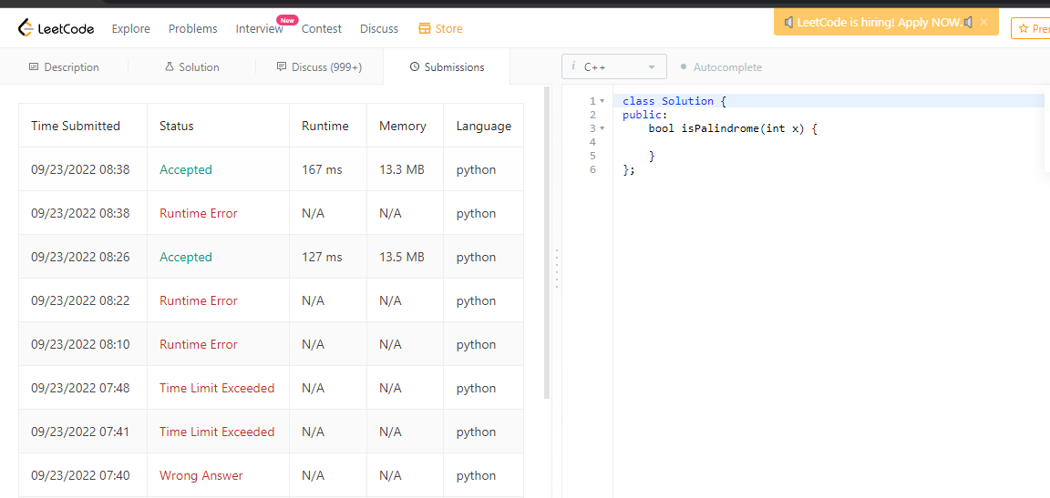 Hands-on Data Structure(Palindrome Number).Day3 ...