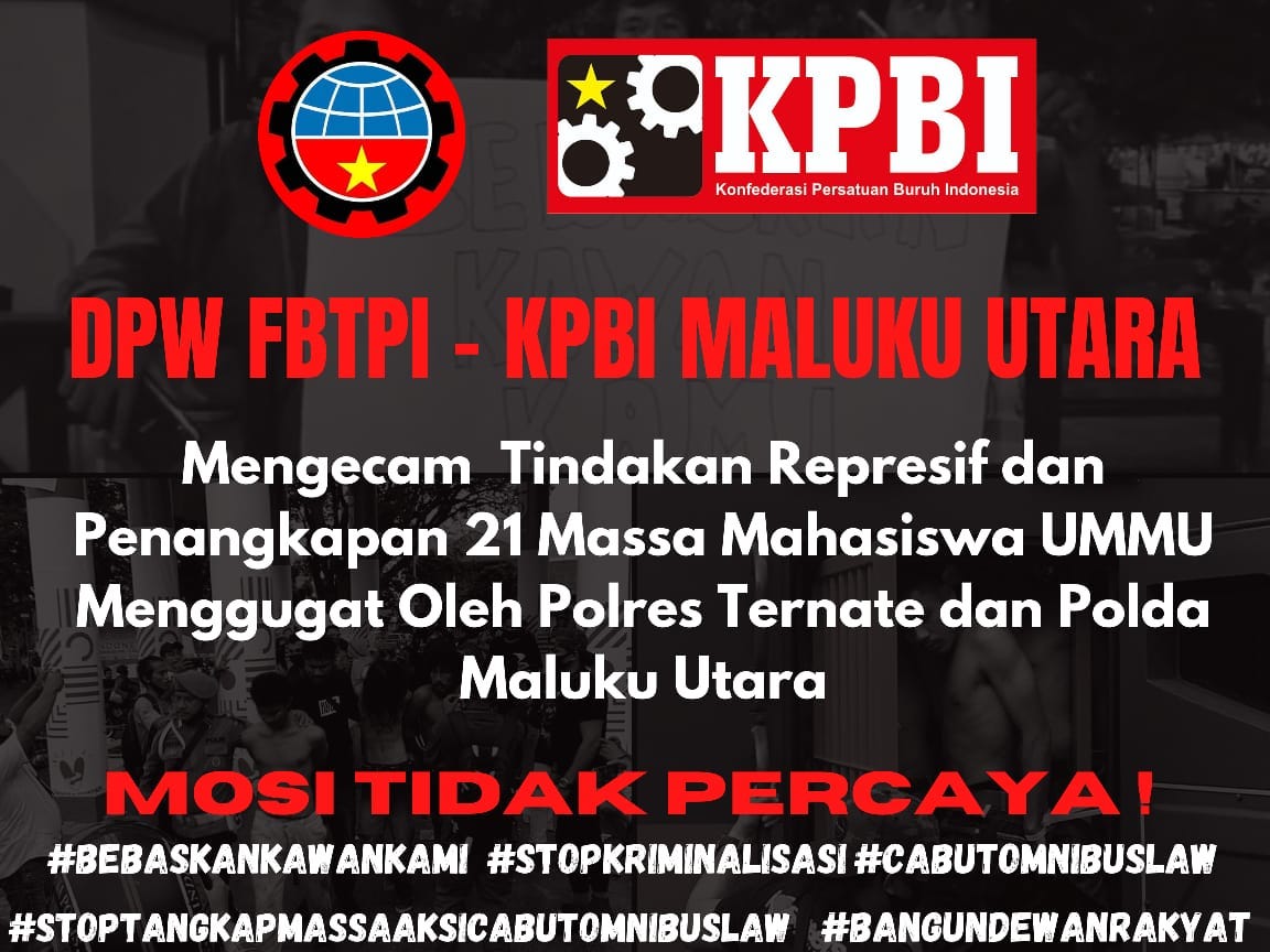 PERNYATAAN SIKAP FBTPI - KPBI MALUKU UTARA | by Cakrawala M Ternate ...