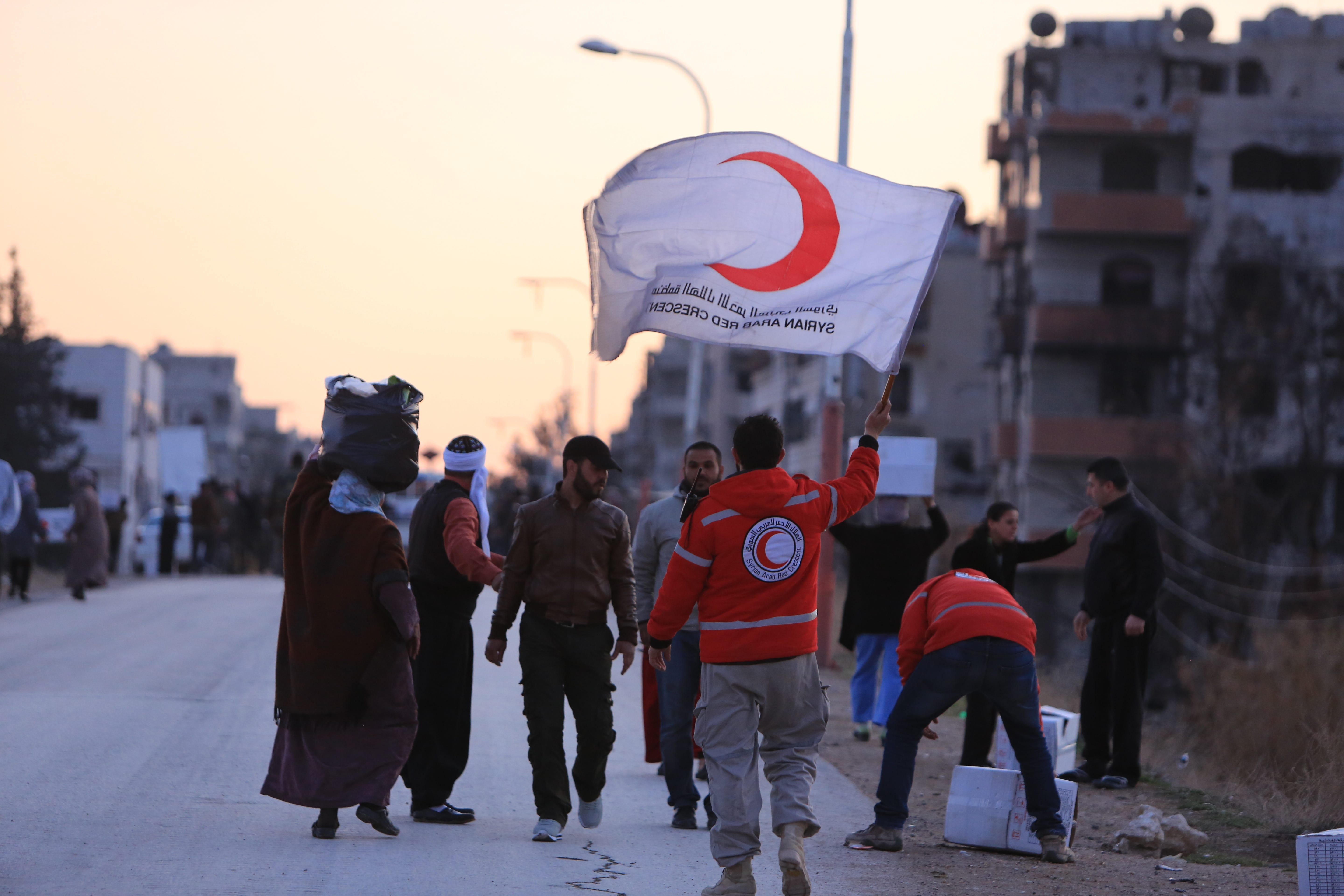 Syrian Arab Red Crescent Logo