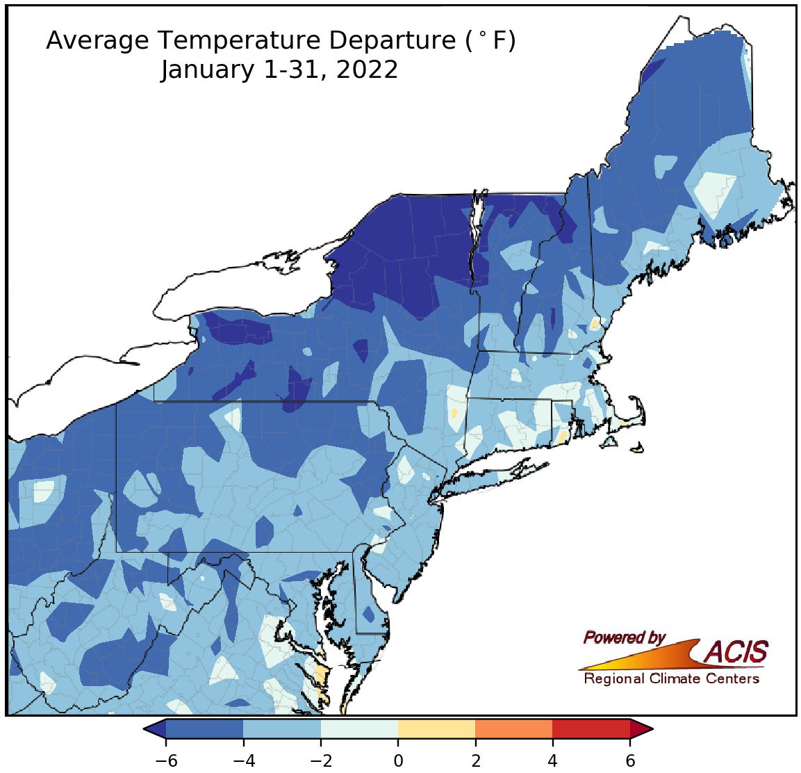 February Climate Outlook in Northeast: Leaning Warmer than Normal After ...